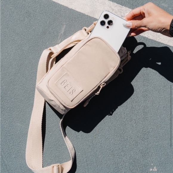 BEIS | Bags | New Beis The Water Bottle Sling In Beige | Poshmark